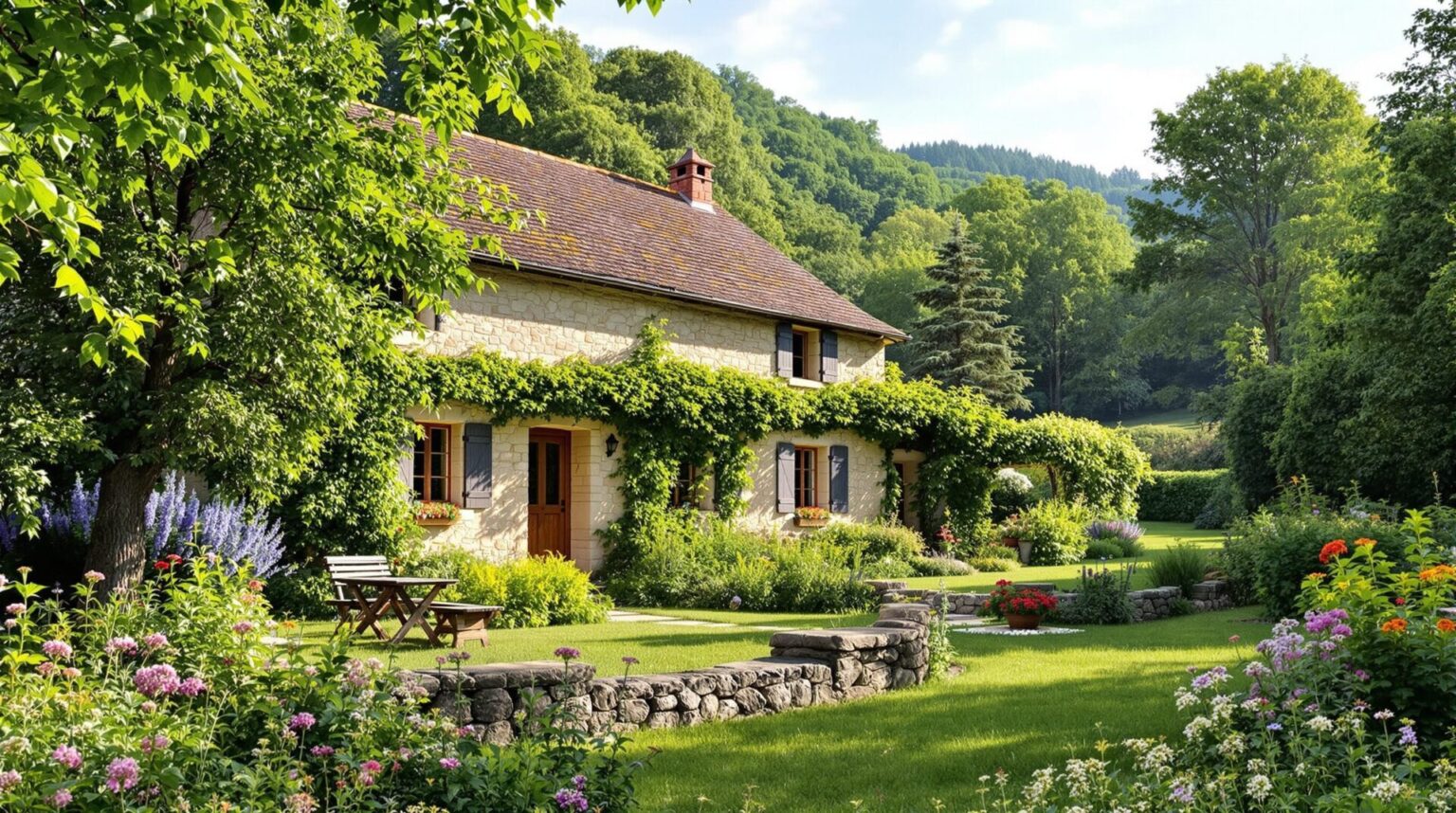 Où habite Thierry Lhermitte, maison nature dans le Cantal